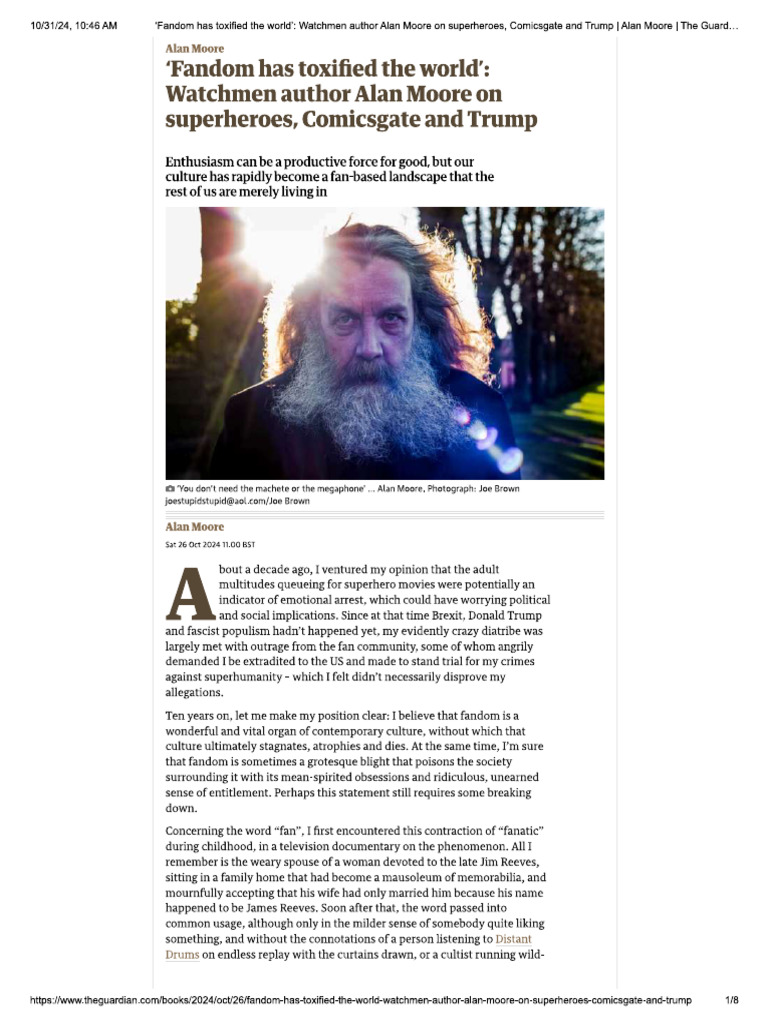 Alan Moore Sobre La Magia | PDF