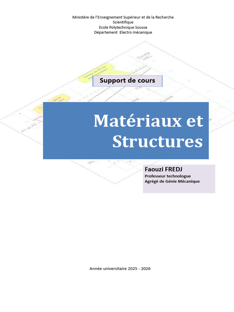 Cours sur Matériaux et Structures | PDF | Défaut cristallin | Métaux