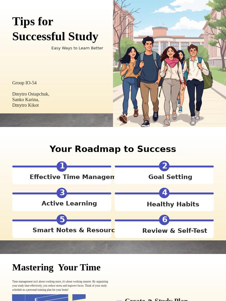 Effective Study Tips for Academic Success | PDF | Goal | Professional ...
