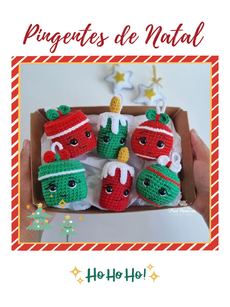 Christmas Ornaments - Pingentes de Natal - Portuguese | PDF