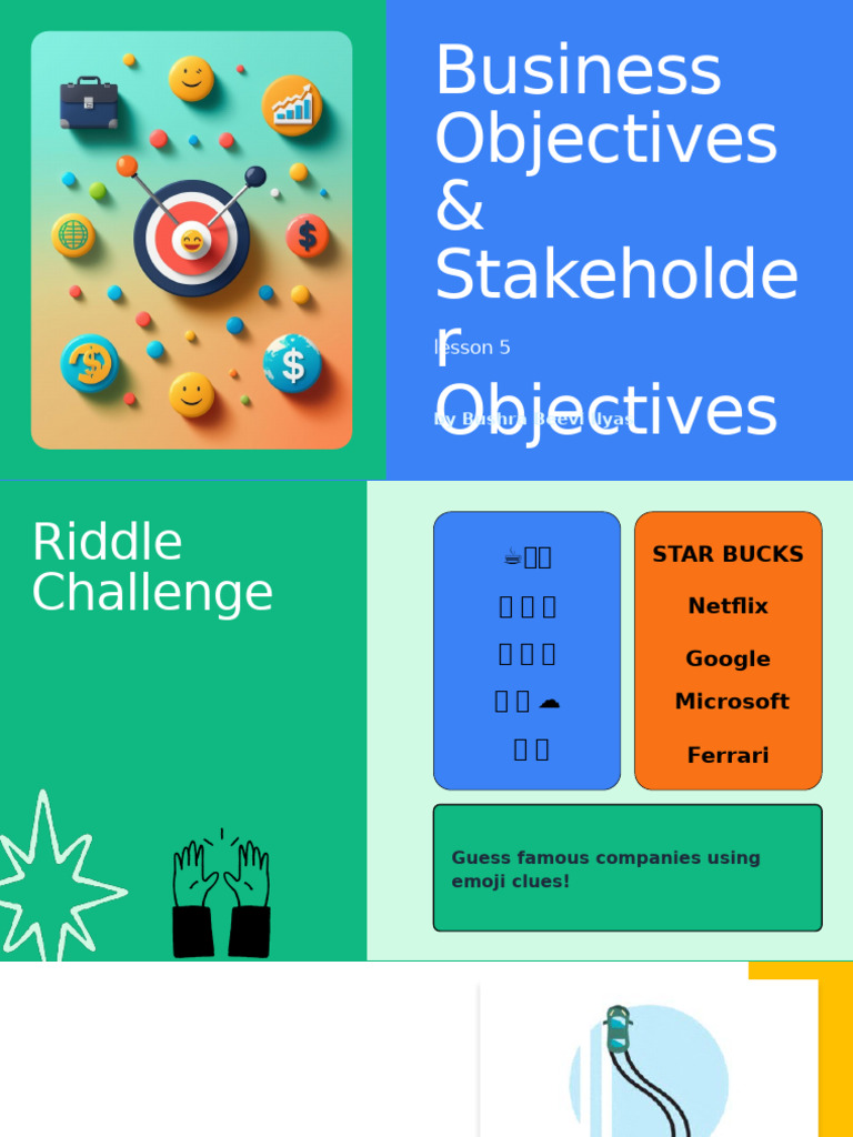 Business and Stakeholder Objectives Explained | PDF | Employment ...