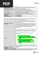Performance Analysis in PE Coursework | PDF | Weakness | Defender ...