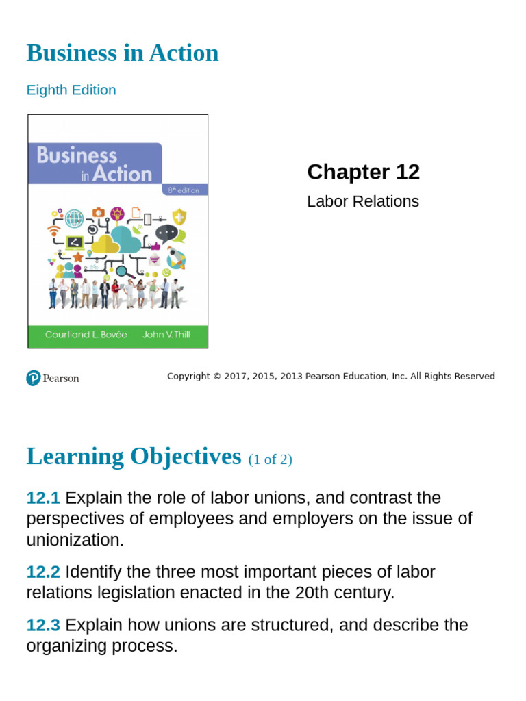 Chapter 12 Powerpoint | PDF | Strike Action | Employment