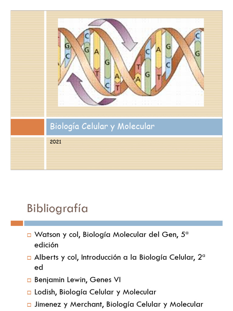 Clase 1 Biol Cel - Acidos Nucleicos - Meselson y Stahl | PDF | Rna | Adn