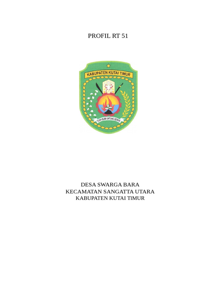 Profil RT 51 Desa Swarga Bara | PDF