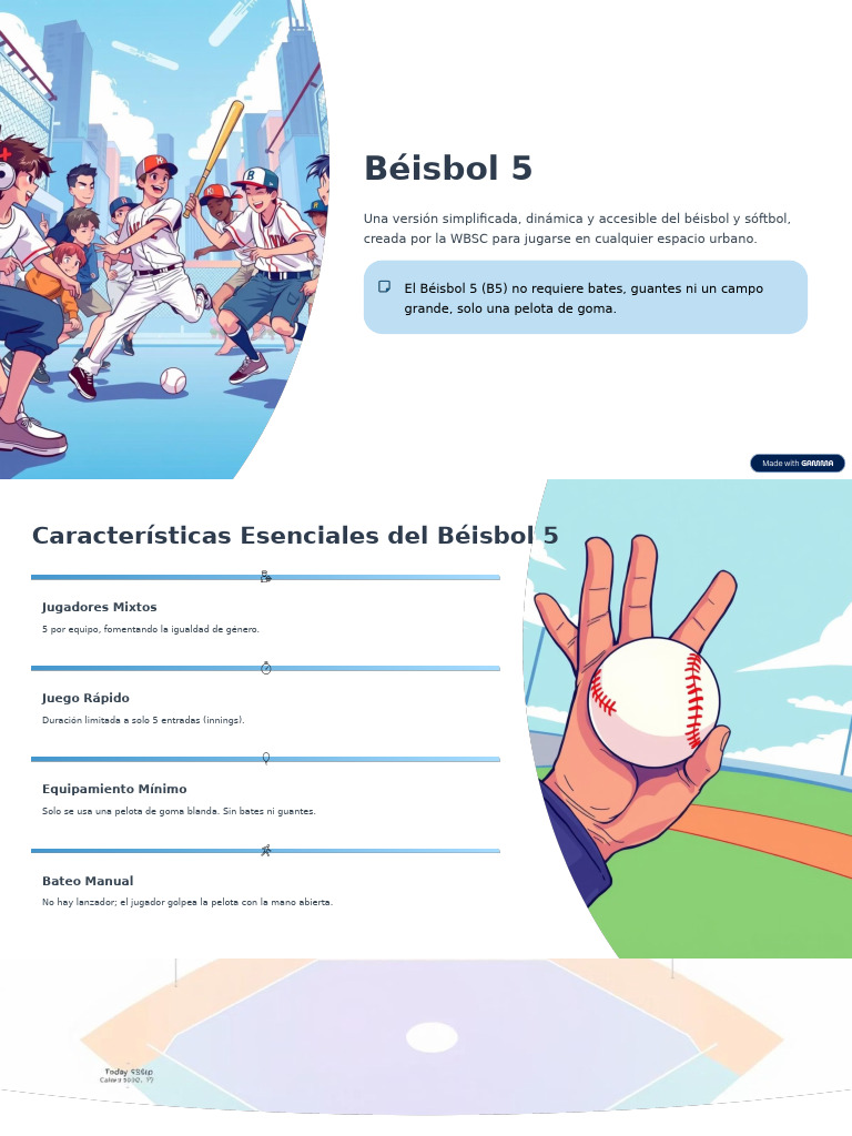 Beisbol 5 Pdf Deportes De Equipo Juegos De Pelota Y Bate 3732