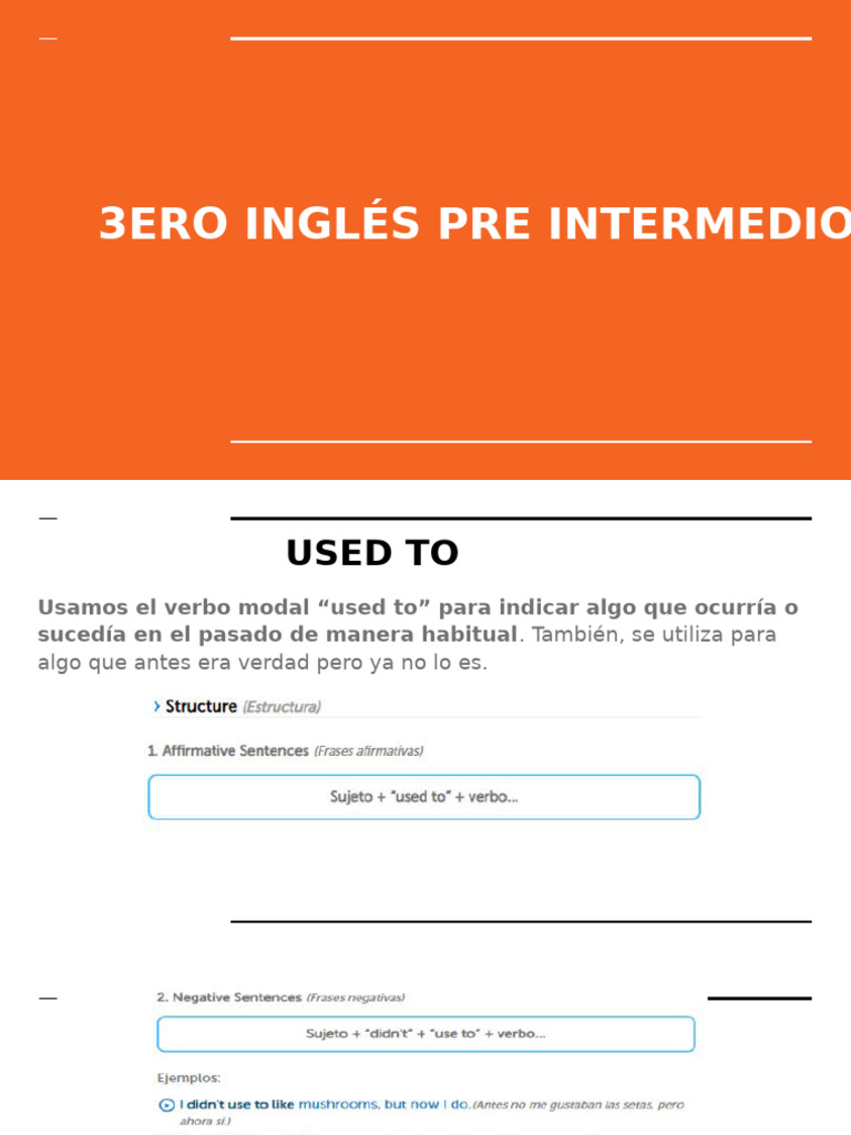 English Pre-Intermediate Vocabulary Guide | PDF | Grammar | Syntax