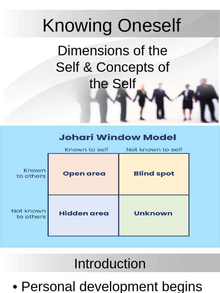 Knowing Oneself Presentation | PDF
