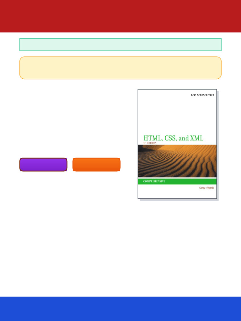 New Perspectives on HTML CSS and XML Comprehensive 4th edition Edition Patrick Carey ebook ...