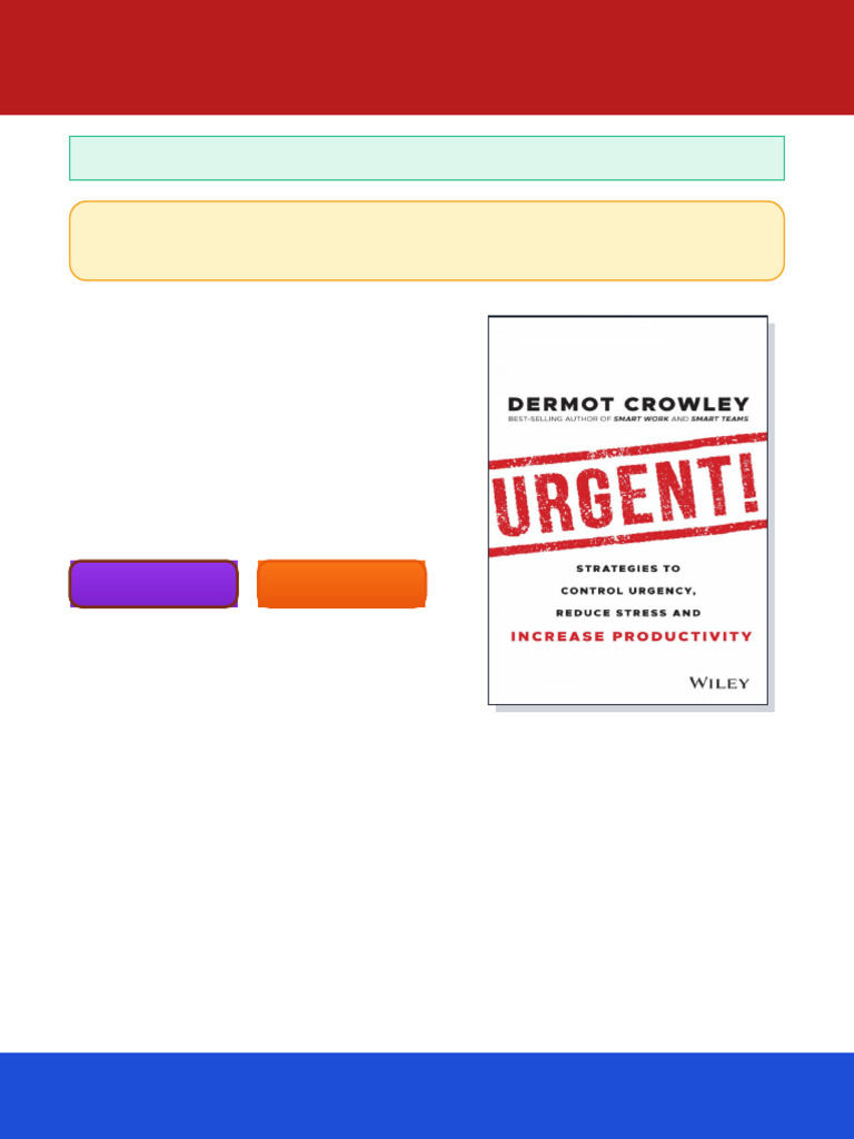 Urgent Strategies To Control Urgency Reduce Stress and Increase ...