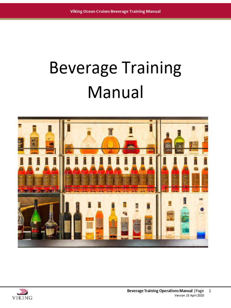 Viking Ocean Cruises Beverage Manual | PDF | Whisky | Bar (Establishment)