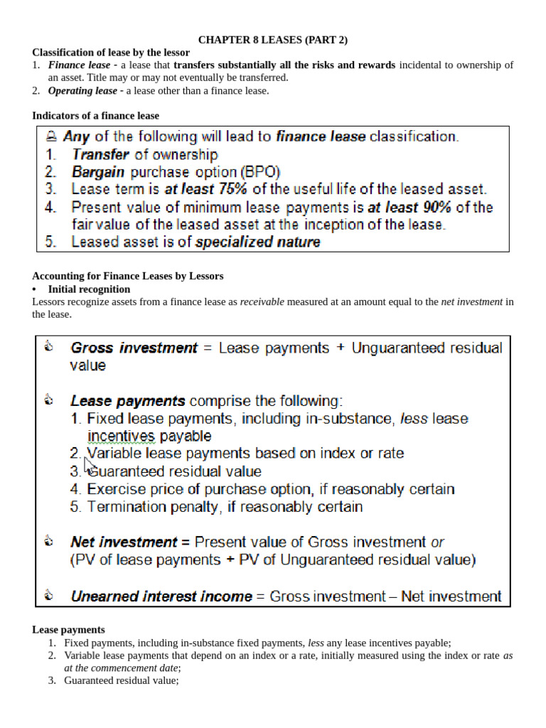 Chapter 8 Leases Part 2 | PDF | Lease | Economies