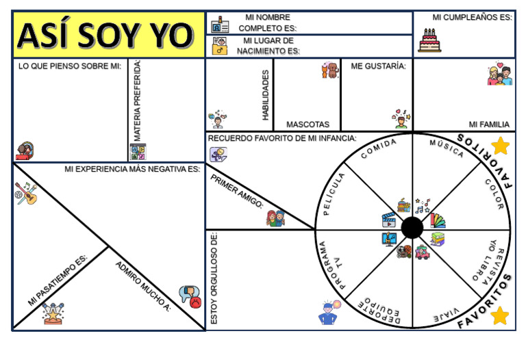 Presentacion Personal Asi Soy Yo | PDF
