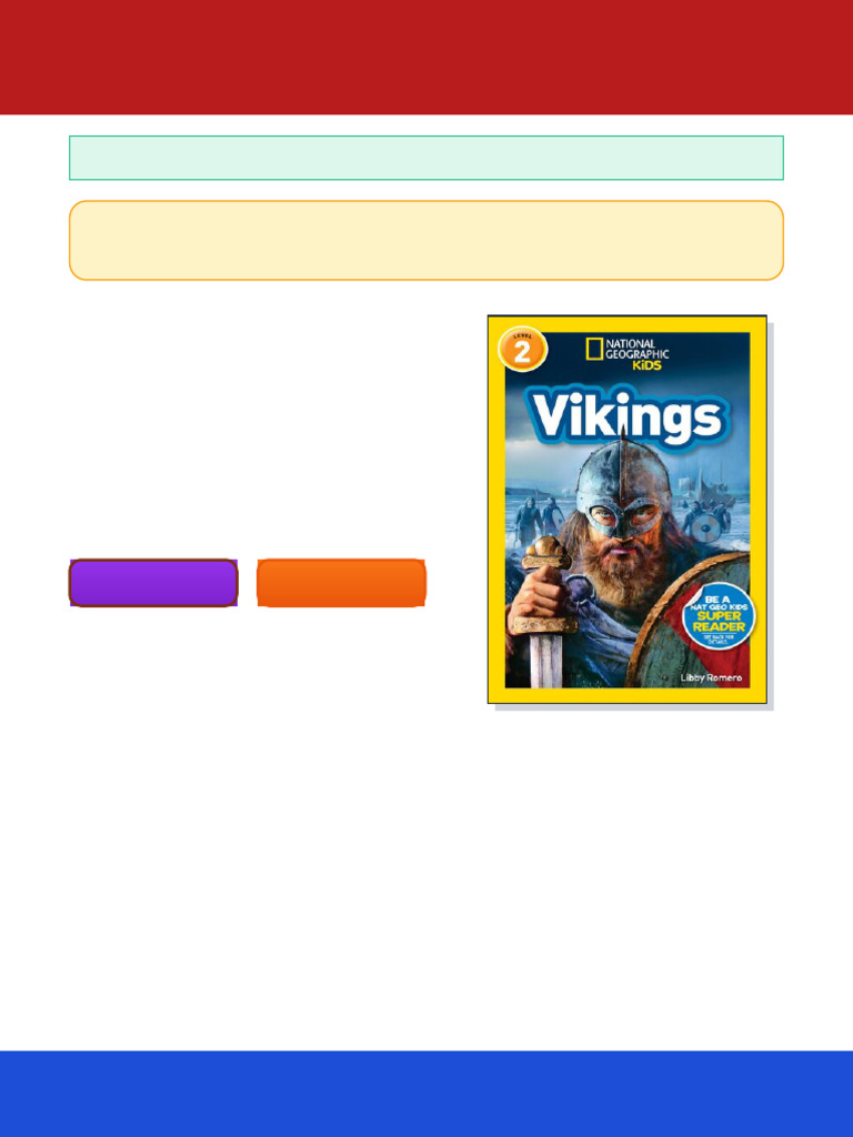National Geographic Readers Vikings L2 Libby Romero ebook complete ...
