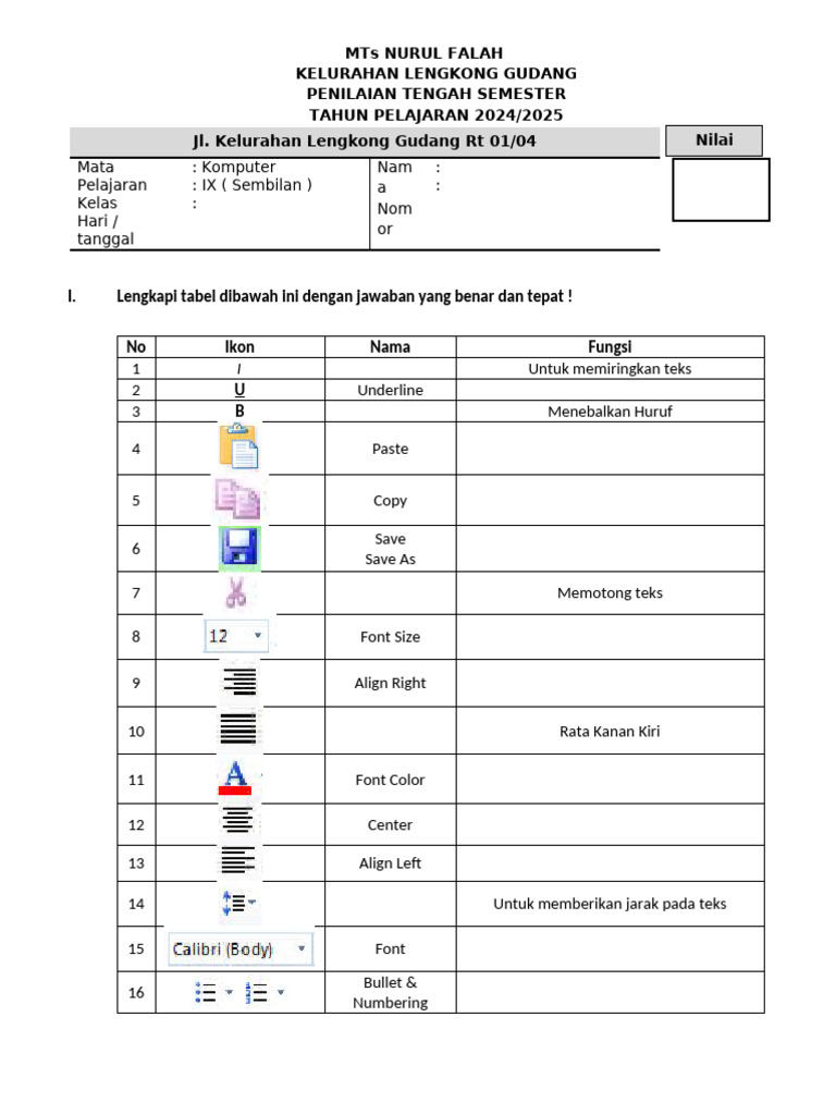 Komputer kelas 9 | PDF