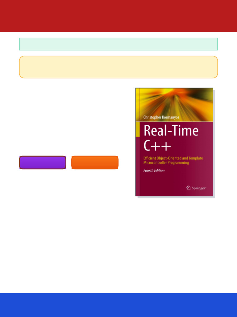 Real-Time C++: Efficient Object-Oriented and Template Microcontroller ...