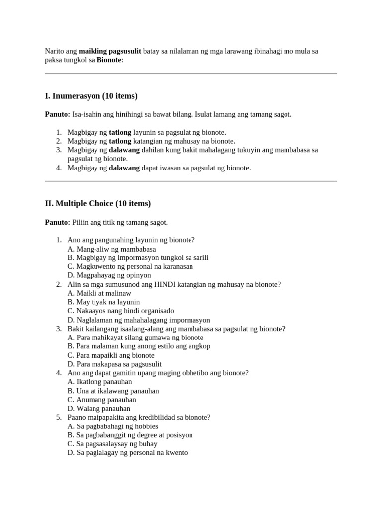 g 12 quiz 7-14-2025 | PDF