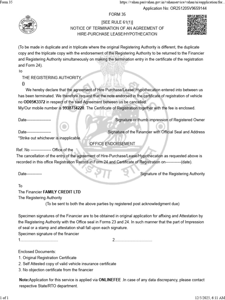 Form 35 | PDF