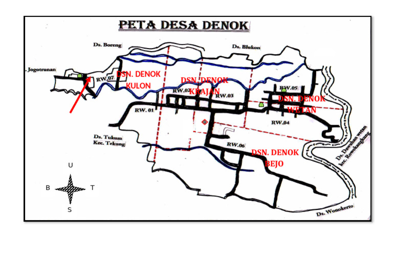 Peta Ds Denok | PDF