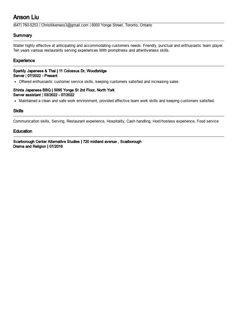 My Resume | PDF