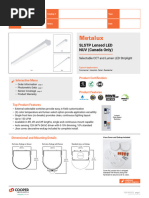 Metalux SWLED Data Sheet | PDF | Lighting | Internet Of Things