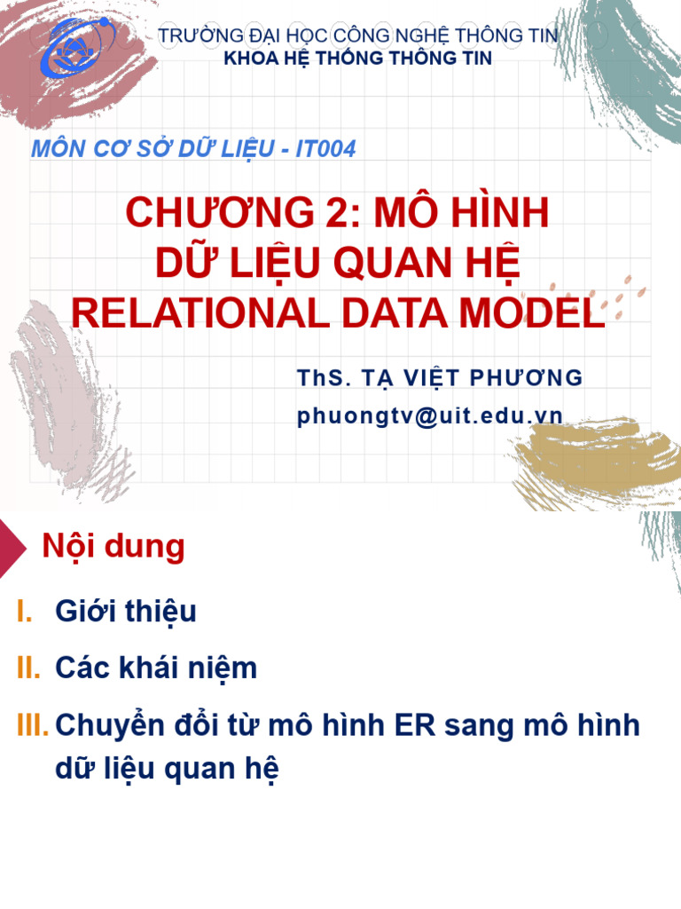 Ch2 - Mo Hinh DLQH-SV | PDF