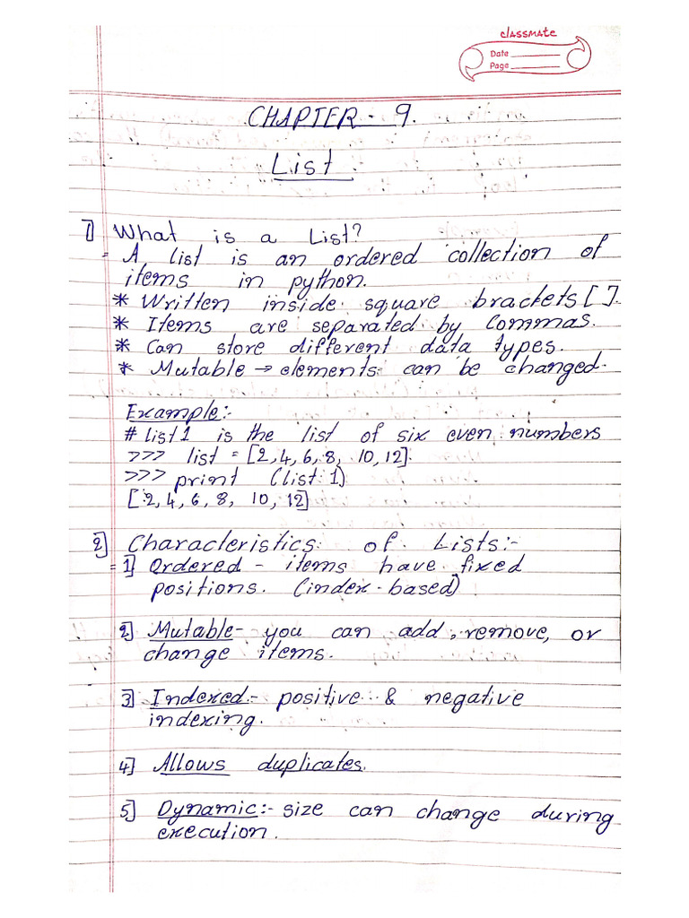 1st PUC Computer Science Handy Notes | PDF