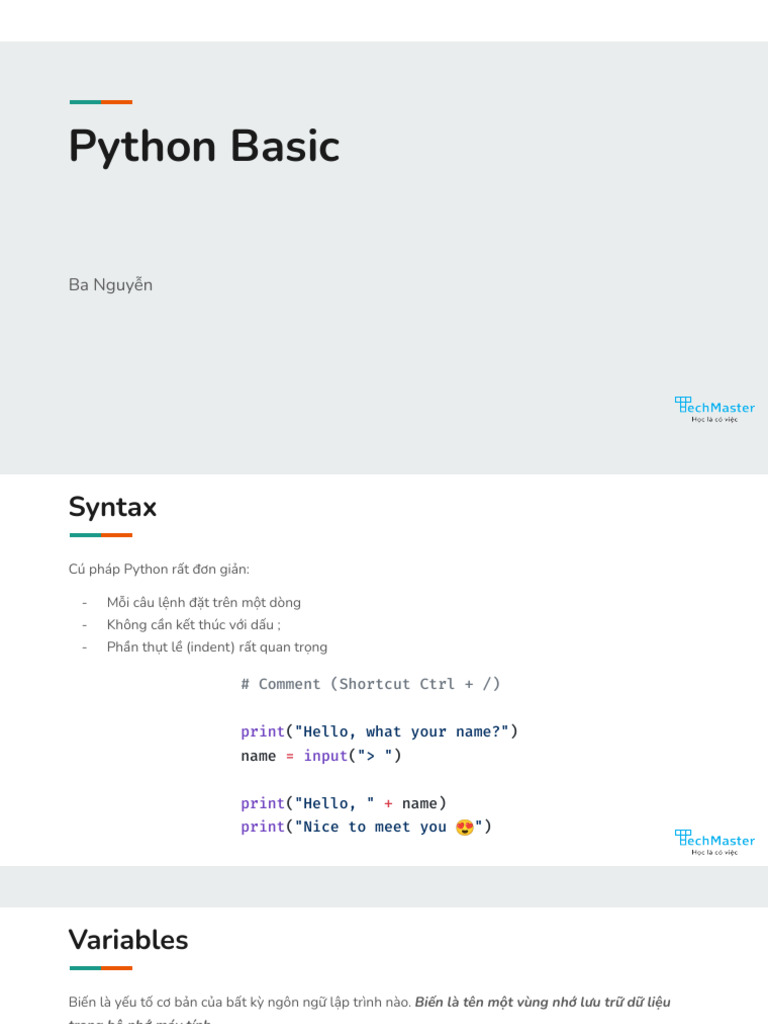 Python 01 | PDF