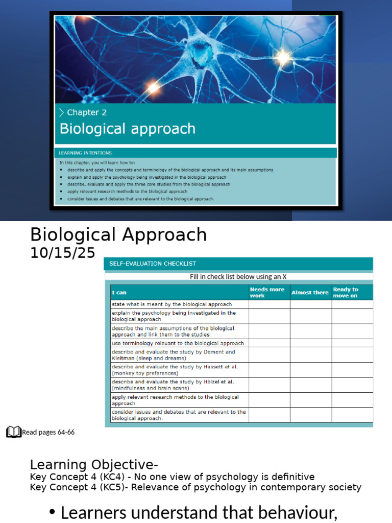 Understanding the Biological Approach in Psychology | PDF | Neuron ...