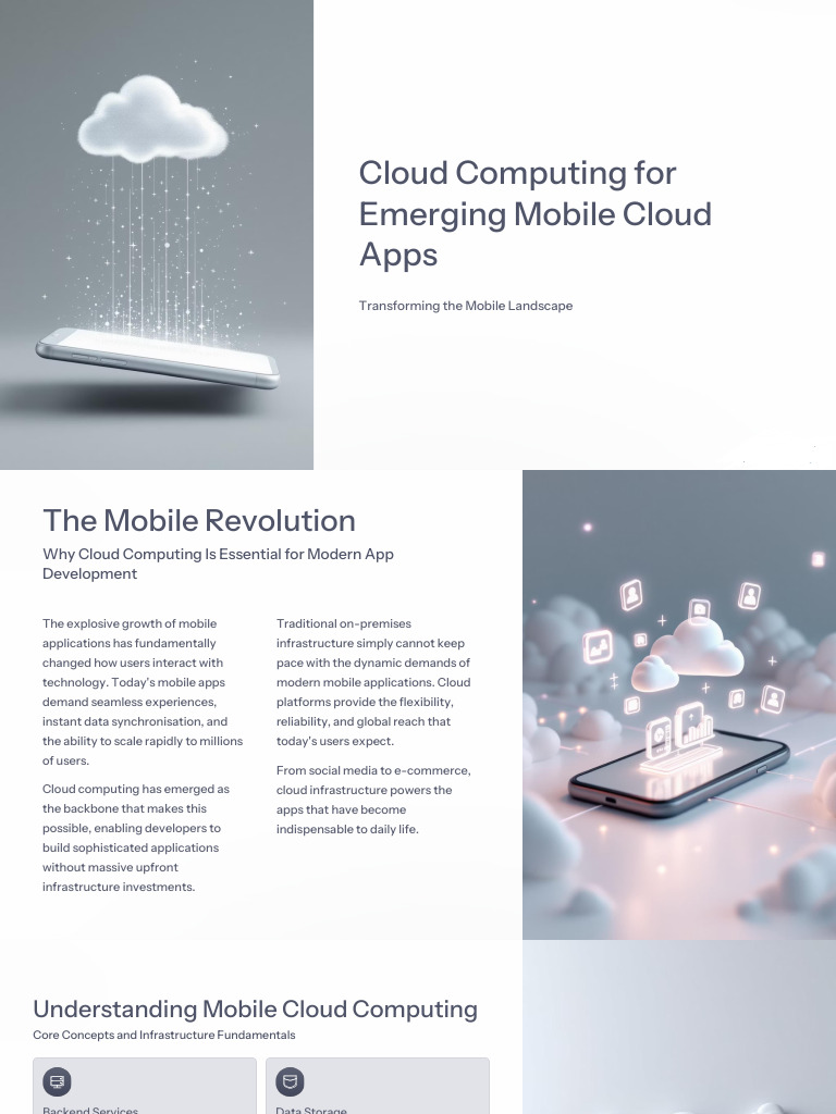 Cloud Computing For Emerging Mobile Cloud Apps | PDF | Cloud Computing ...