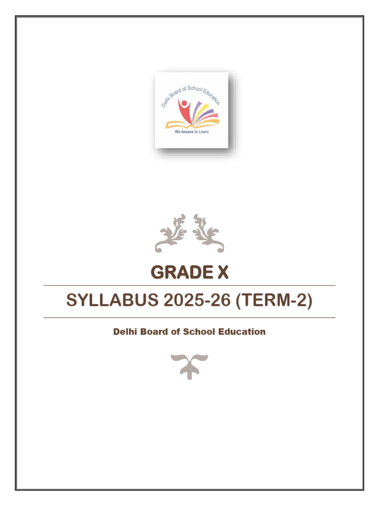 Class x Term 2 Syllabus 2025 26 (10) | PDF | Energy Development | Ecosystem