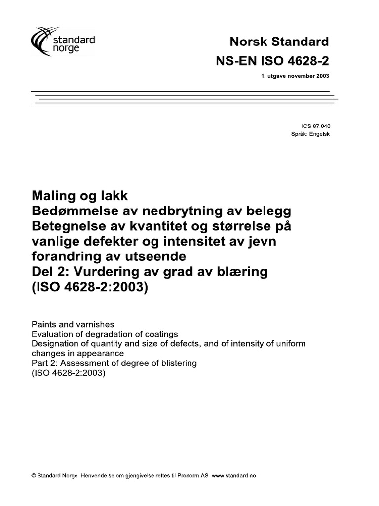 ISO 4628-2 | PDF | International Organization For Standardization