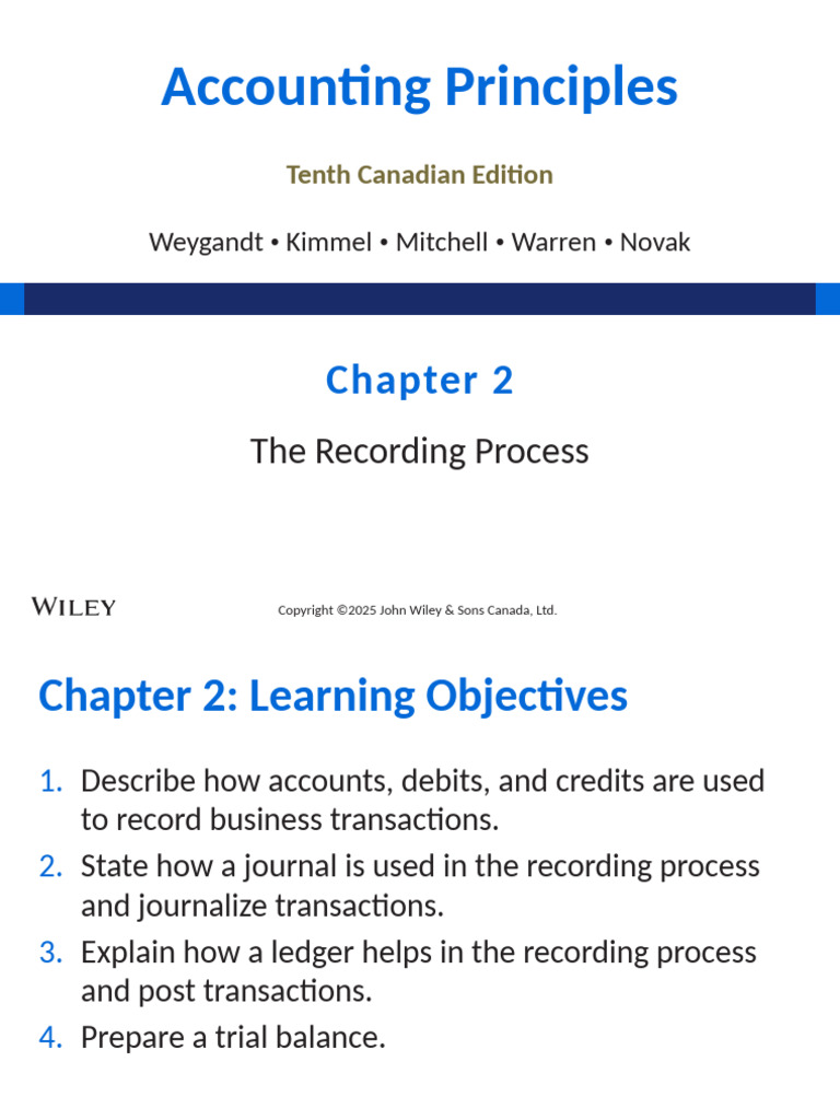 Recording Process in Accounting | PDF | Debits And Credits | Financial ...