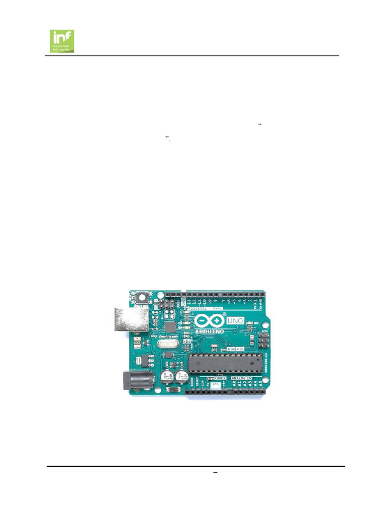 Modul Arduino Dan Contoh Pemrograman | PDF