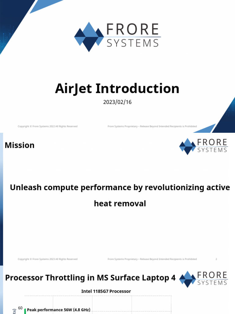 AirJet: Advanced Thermal Management Solutions | PDF | Laptop | Central ...