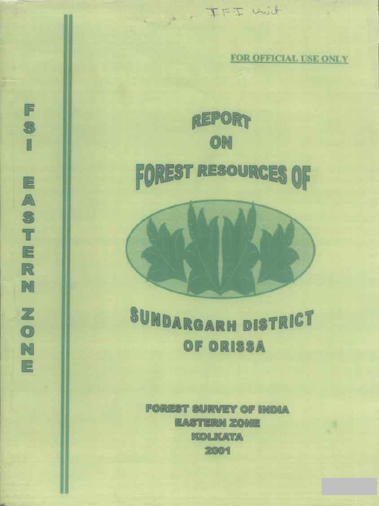 Report On Forest Resources of Sundargarh District of Orissa | PDF ...