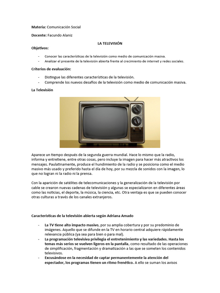 La TelevisiÃ n-1 | PDF | Televisión | Medición de audiencia