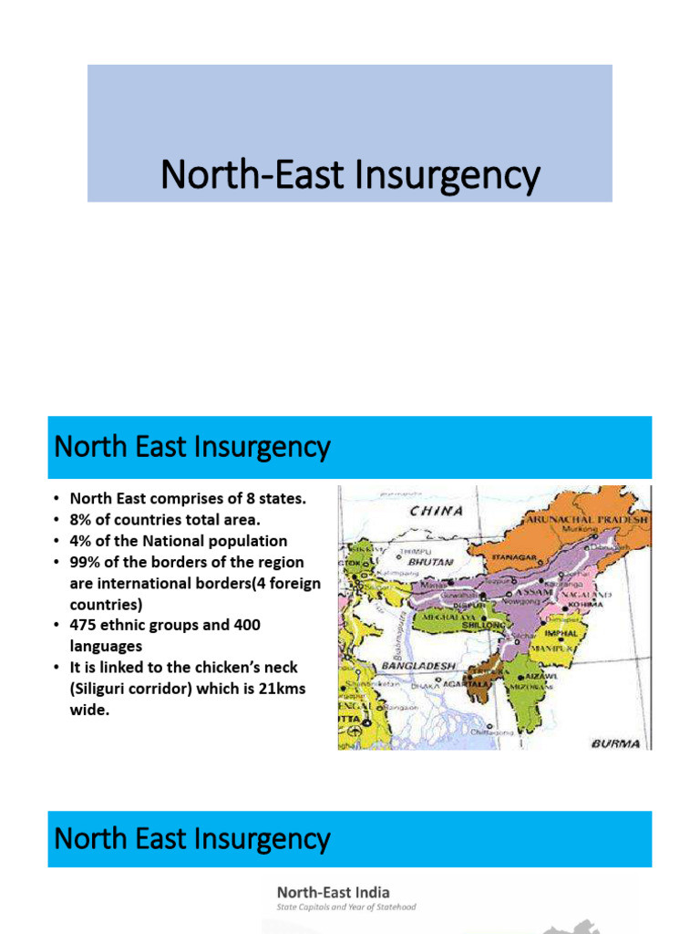 North East India Insurgency Overview | PDF | Politics Of India