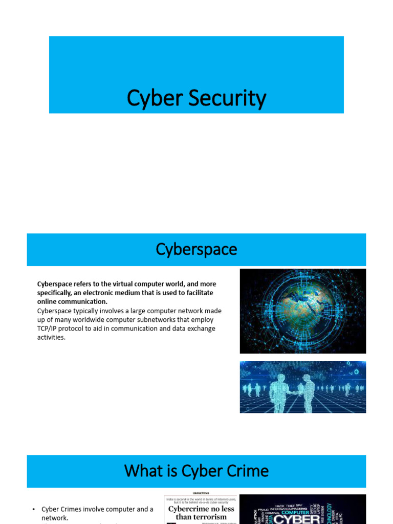 Cyber Security Notes_7970464669 | PDF | Security | Computer Security