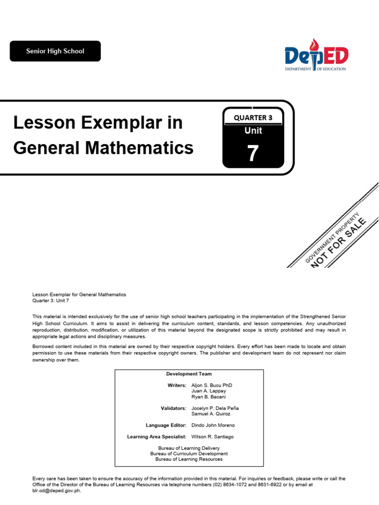 SHS GM Q3 Le7 | PDF | Trigonometric Functions | Trigonometry