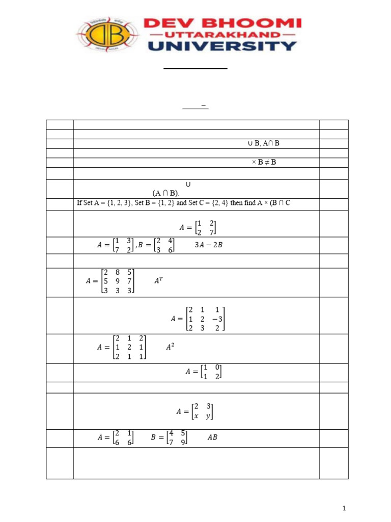 MFCA-QB-UNIT-I | PDF | Eigenvalues And Eigenvectors | Matrix (Mathematics)