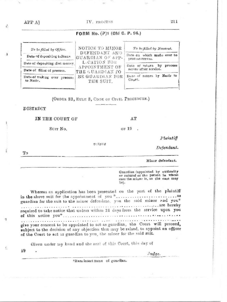 Notice to Minor Defendant and Guardian | PDF | Lawsuit | Summons