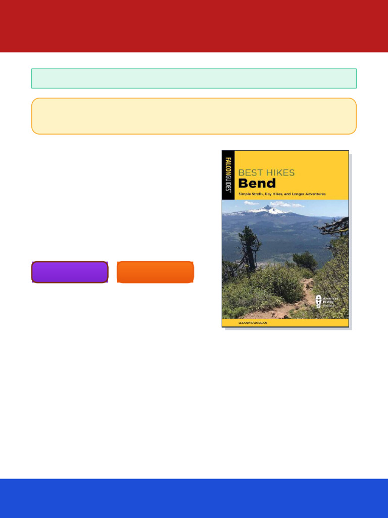 Best Hikes Bend Simple Strolls Day Hikes and Longer Adventures Falcon ...