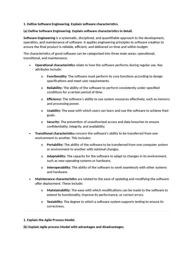 software programing and projectmanagment | PDF | Agile Software ...