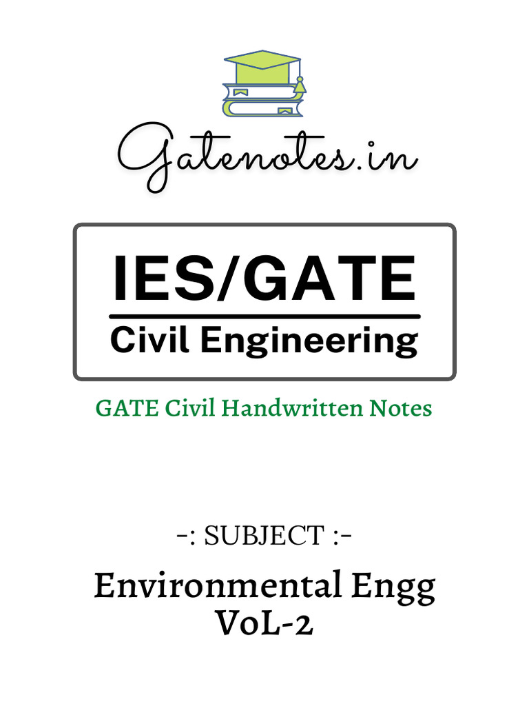 2.environmental Engg VOL-2 (WWW - Gatenotes.in) - Made Easy Notes | PDF