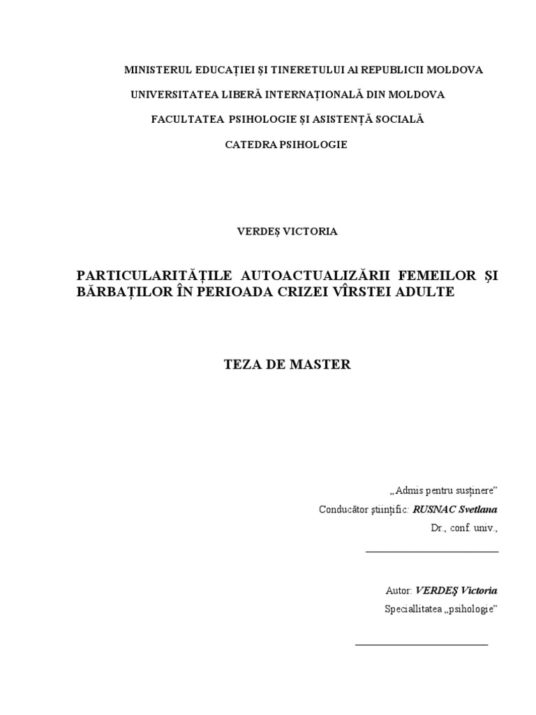 Teza de Master | PDF
