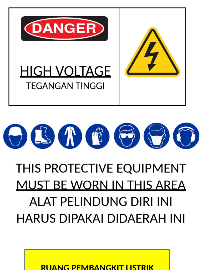 Rambu Ruang Genset | PDF
