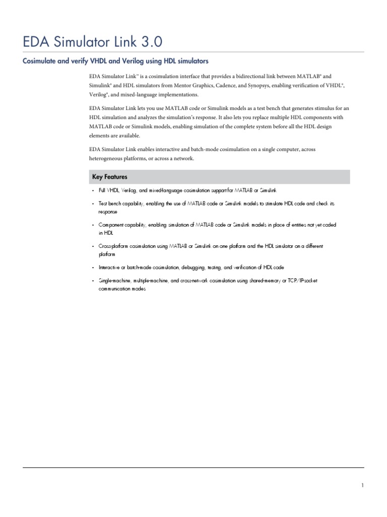 Eda Simulator | PDF | Hardware Description Language | Matlab