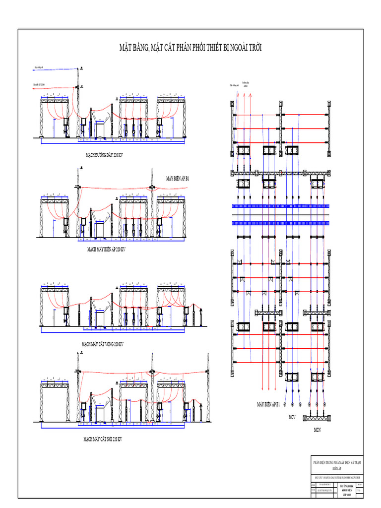 BV1-Sơ Đồ Mặt Cắt Mặt Bằng | PDF