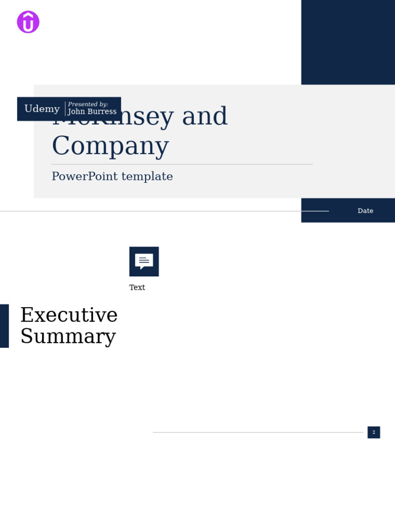 McKinsey and Company Template-Corporate | PDF | Swot Analysis ...
